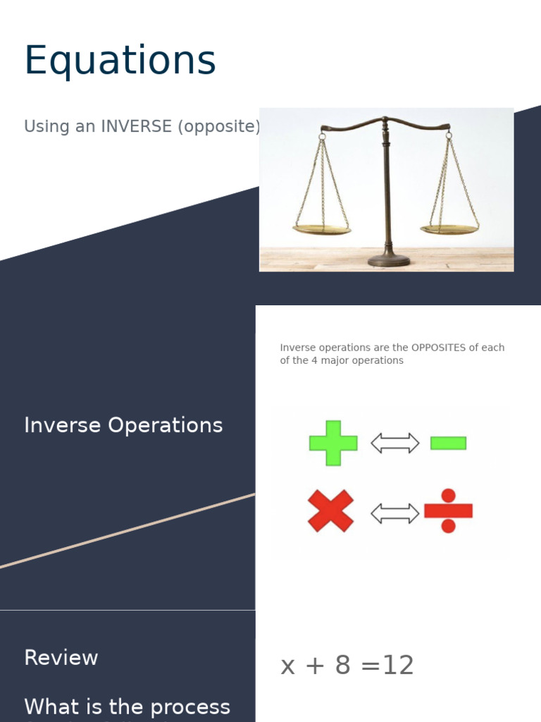 Equations_ Inverse Operations (1) | PDF