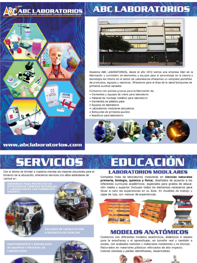 Abc Laboratorios Folleto | PDF