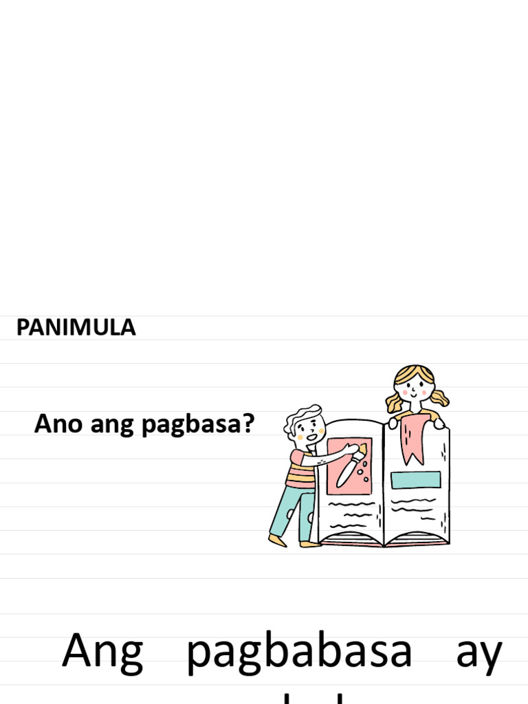 Pagbasa Lesson 1 2 | PDF Pagbasa Lesson 1 2 | PDF