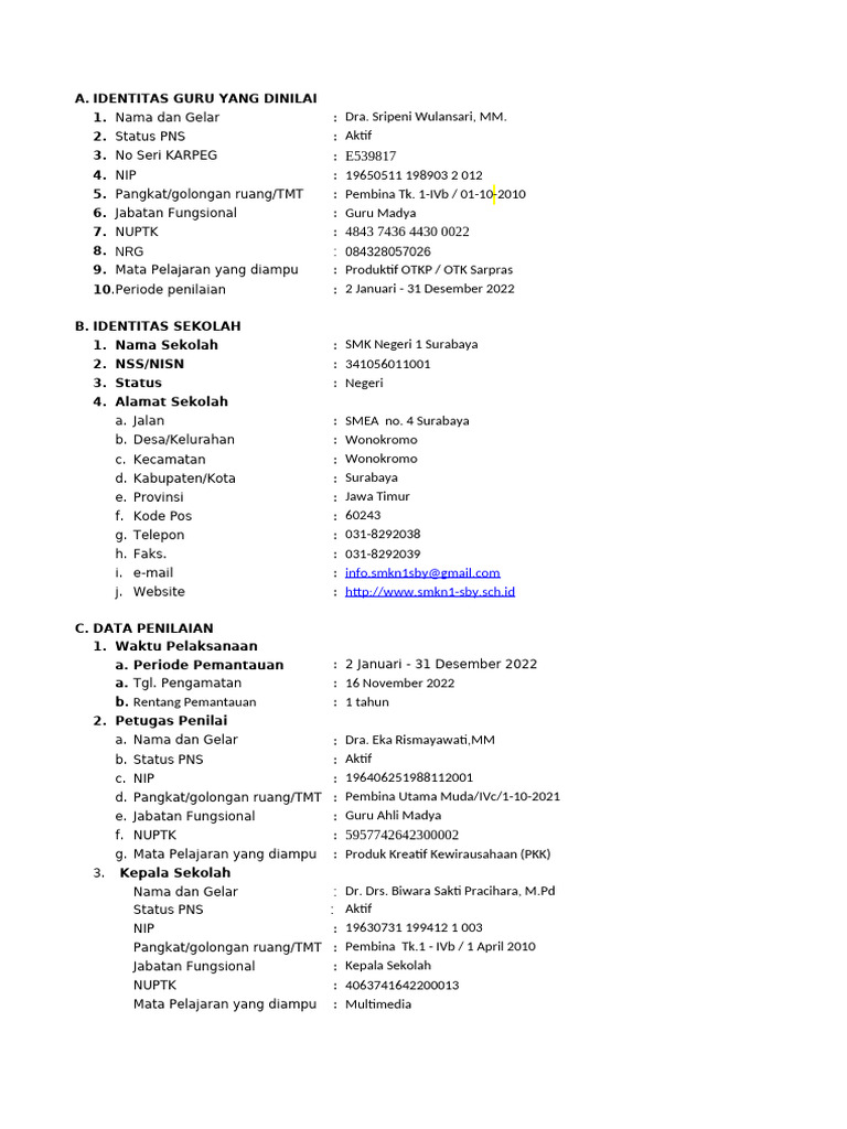 INSTRUMEN PKG CONTOH (3) | PDF