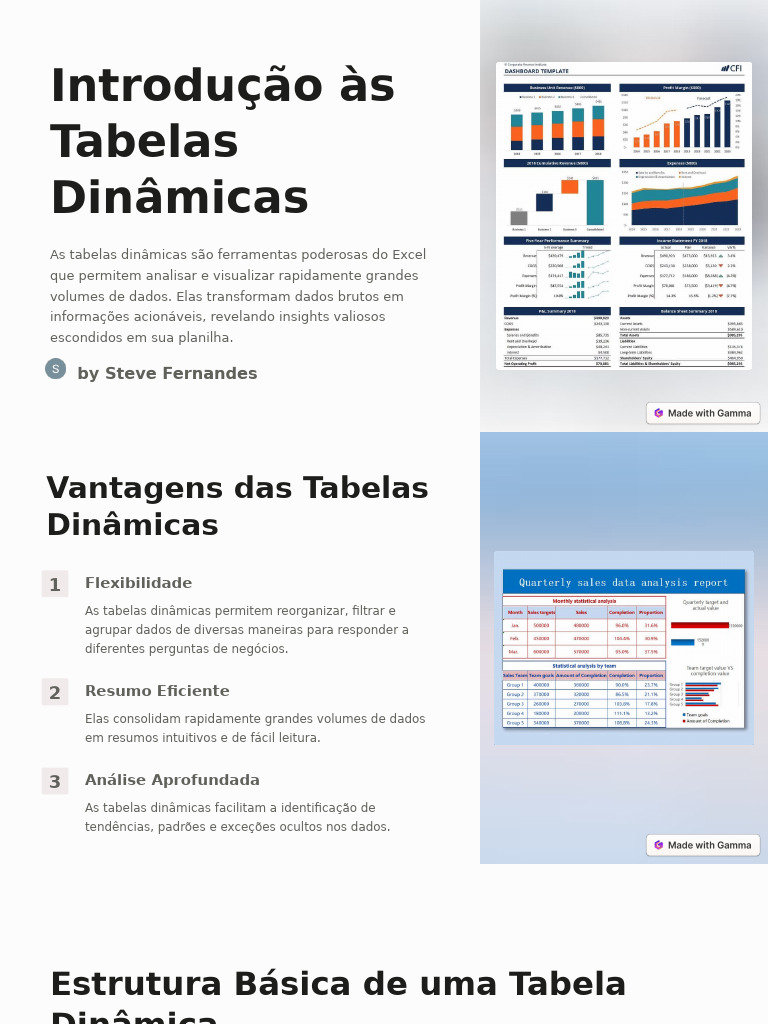 Introducao As Tabelas Dinamicas Pdf