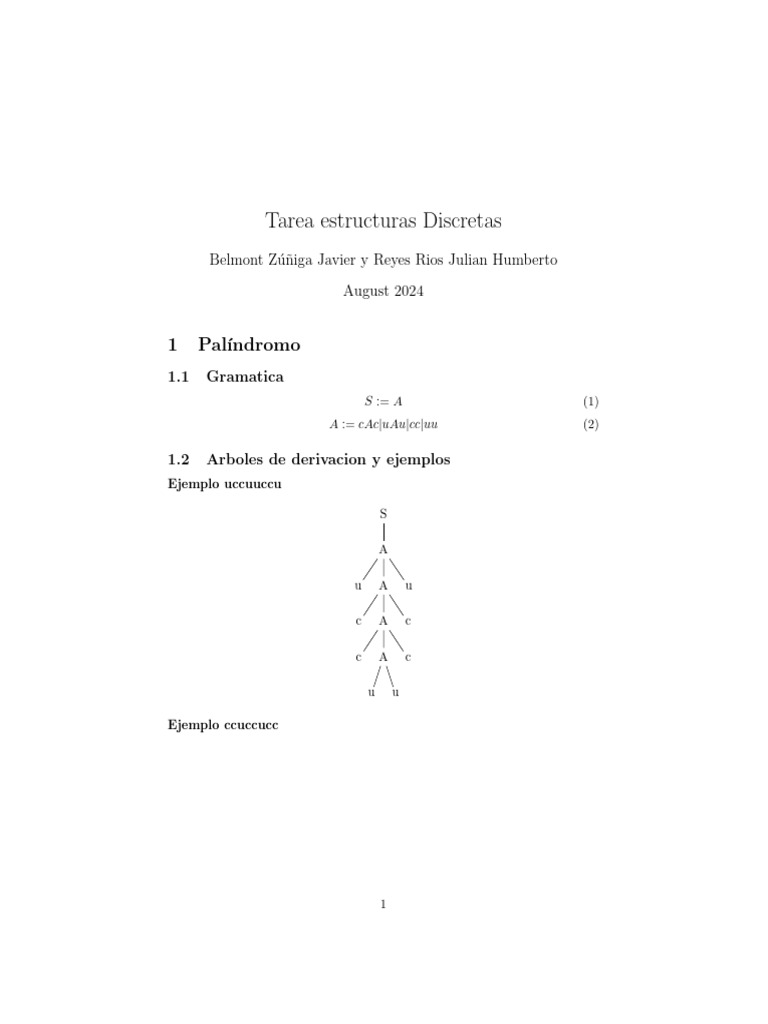 Tarea Discretas | PDF