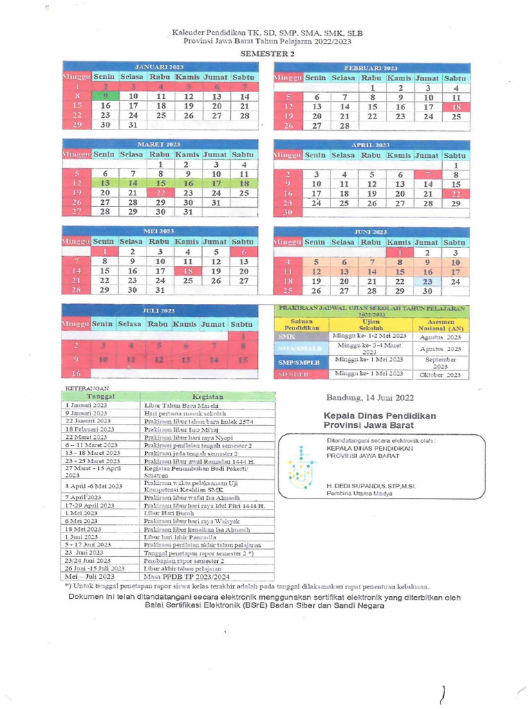 1. KALENDER PENDIDIKAN | PDF