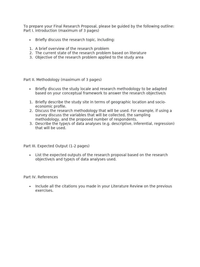 Research Proposal Guide | PDF | Science & Mathematics