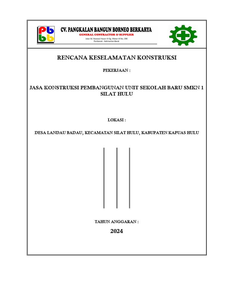 RKK Cv. PBBB SMK SILAT | PDF