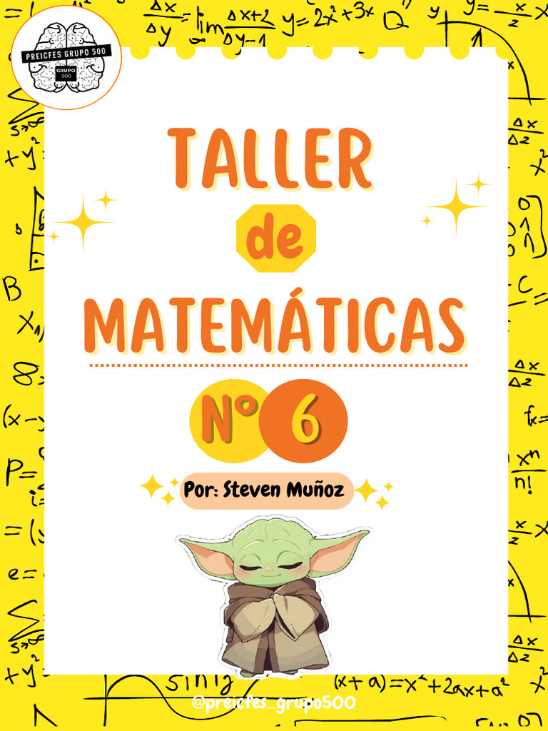 Taller N°6 Matemáticas | PDF