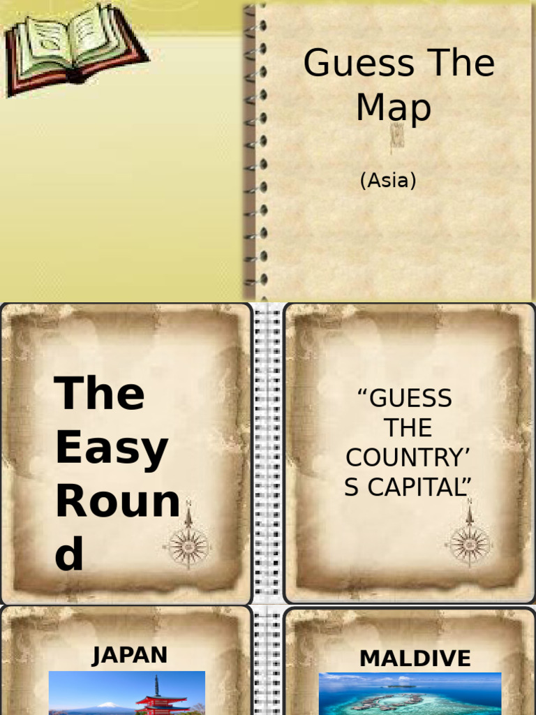 Guess The Map (Asia) - PPT | PDF