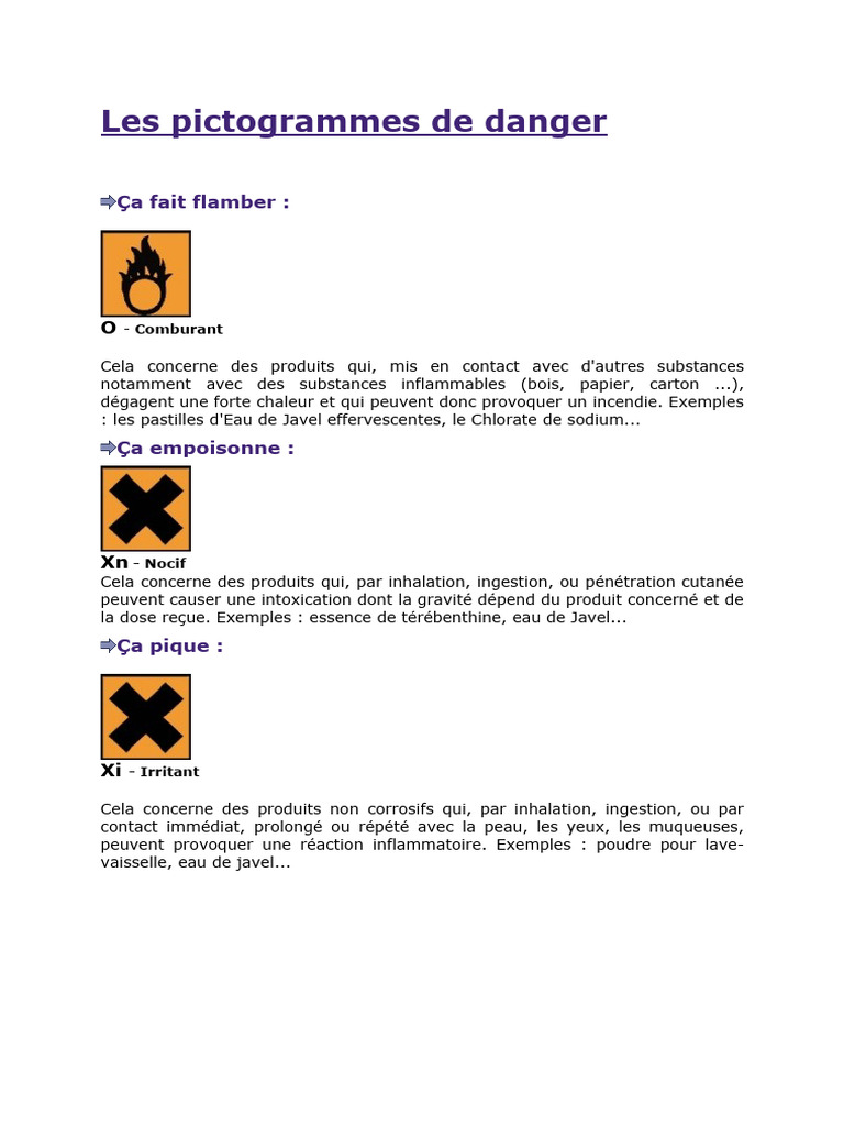 Pictogramme Danger9 | PDF