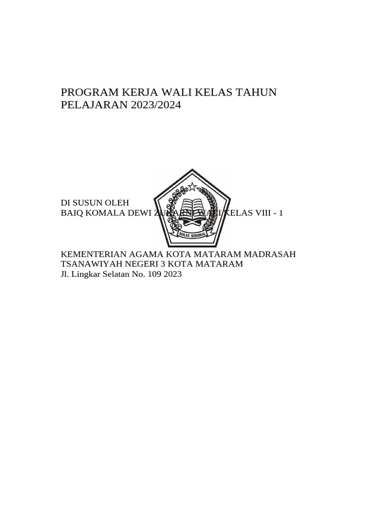 Program Wali Kelas 8.8 | PDF