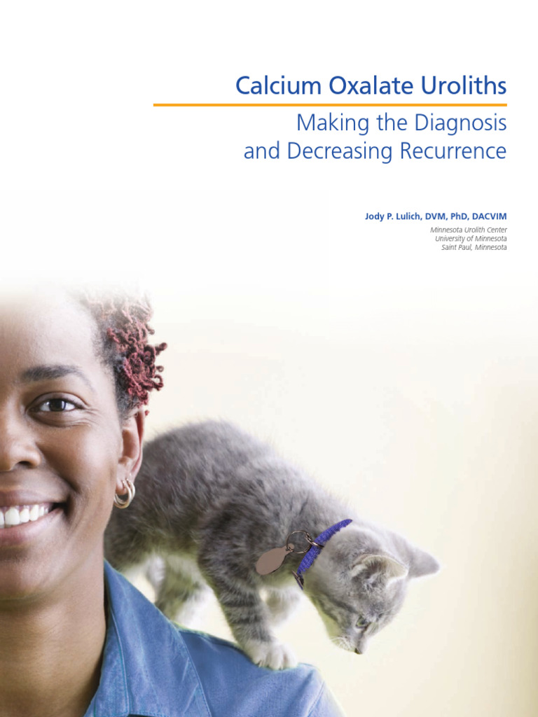 Making The Diagnosis Canine Calcium Oxalate | PDF | Vitamin D | Medical ...