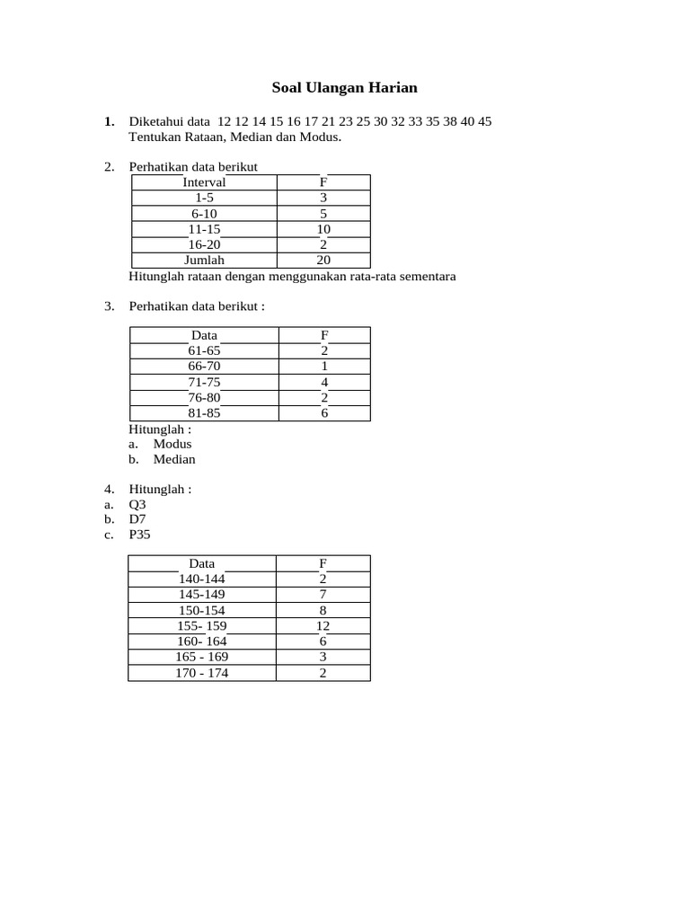 Soal Uts | PDF