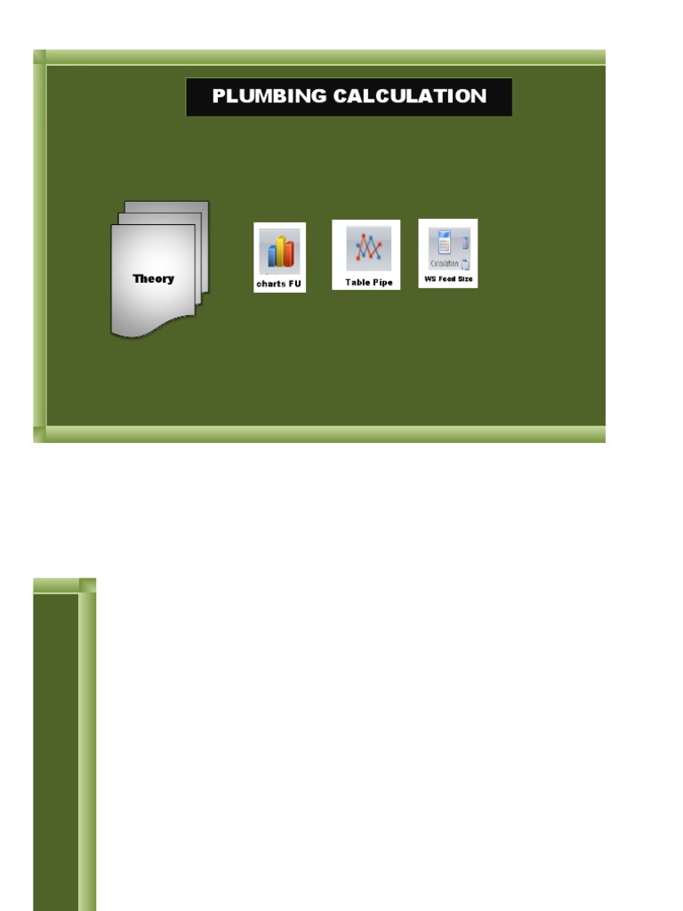 Mechanical Calculation Plumbing | PDF