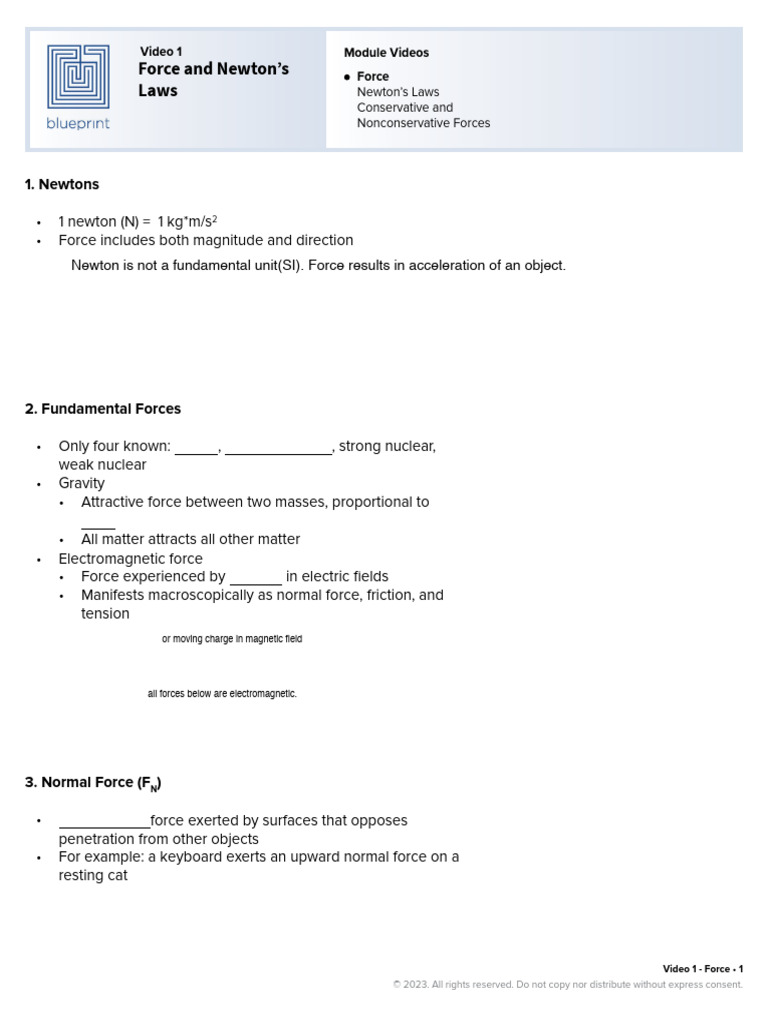 Forces | PDF | Force | Friction