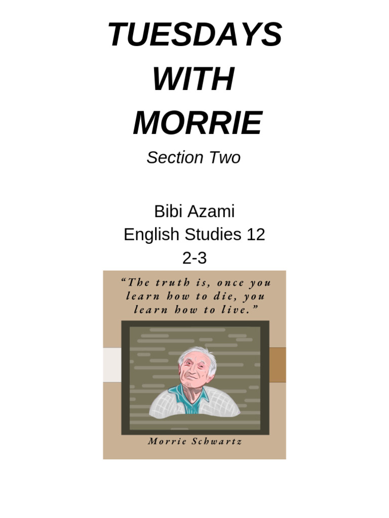 TUESDAYS With Morrie 2 | PDF