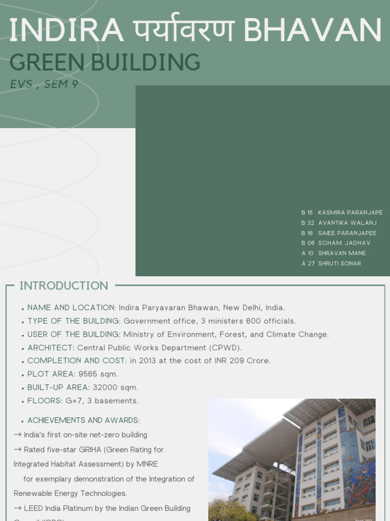 GREEN BUILDING PPT | PDF
