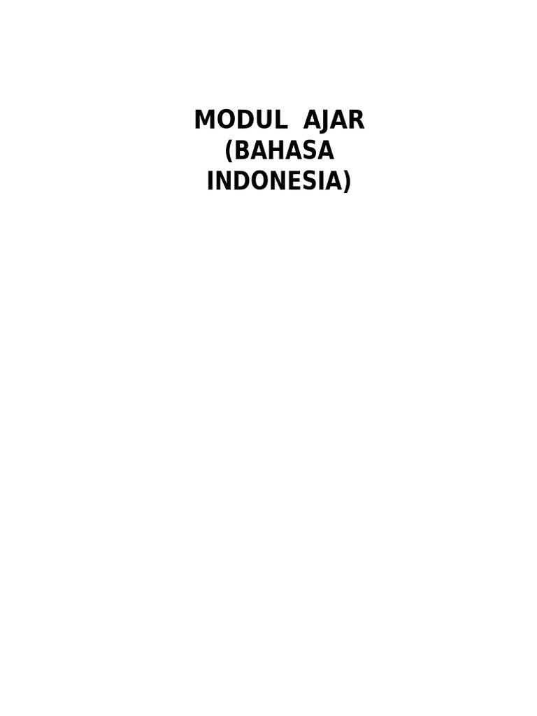 Modul BI Kelas 3 | PDF