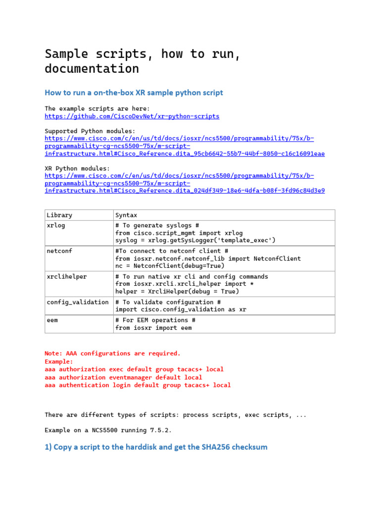 XR onbox python | PDF