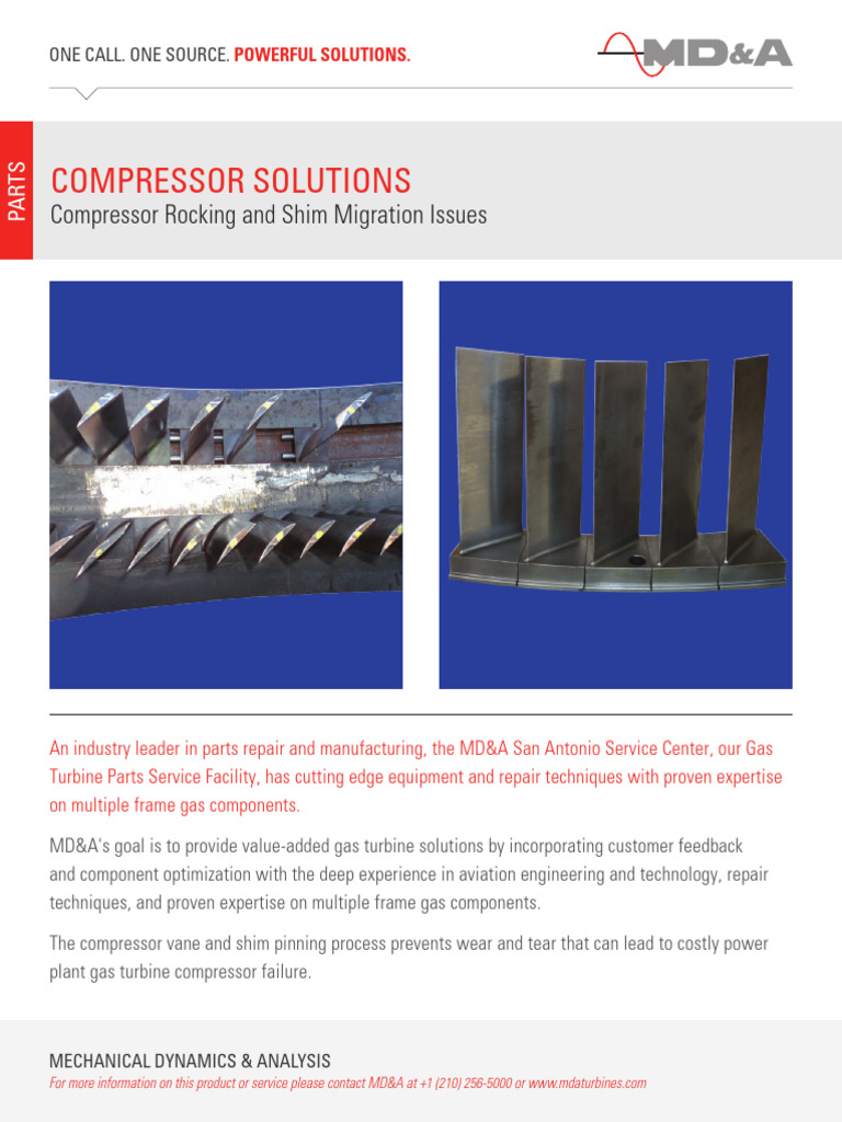 GE Frame Series Compressor-Solutions | PDF