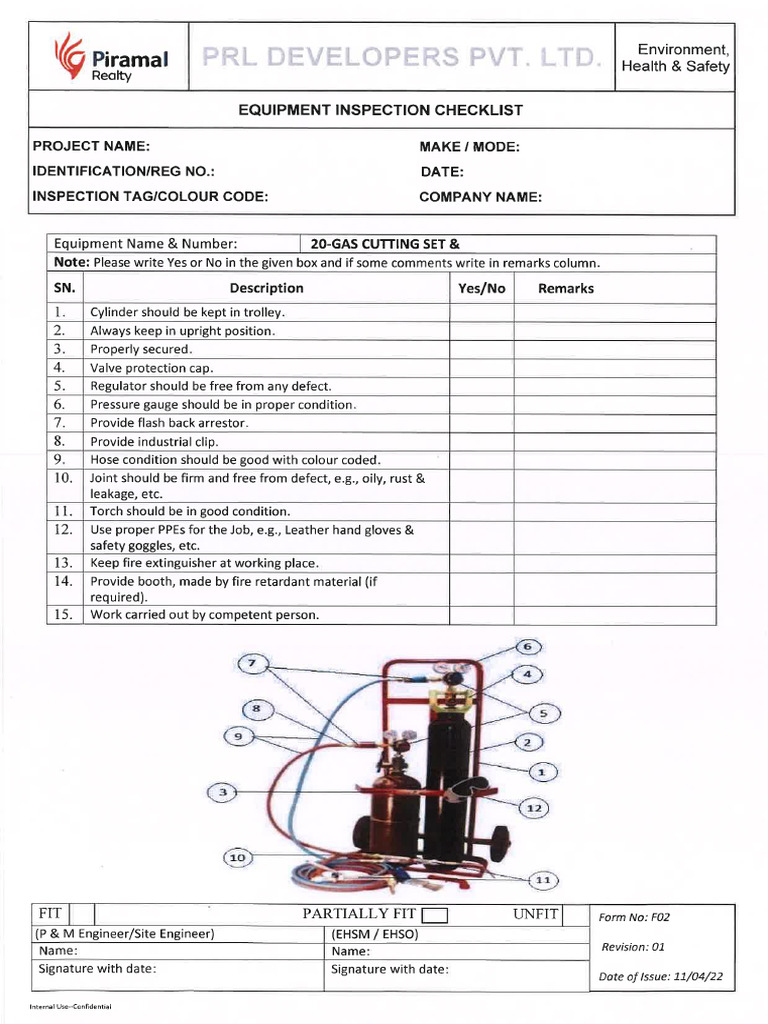 20-Gas Cutting Set | PDF