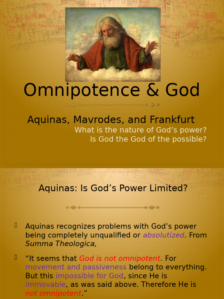 Omnipotence & God | PDF