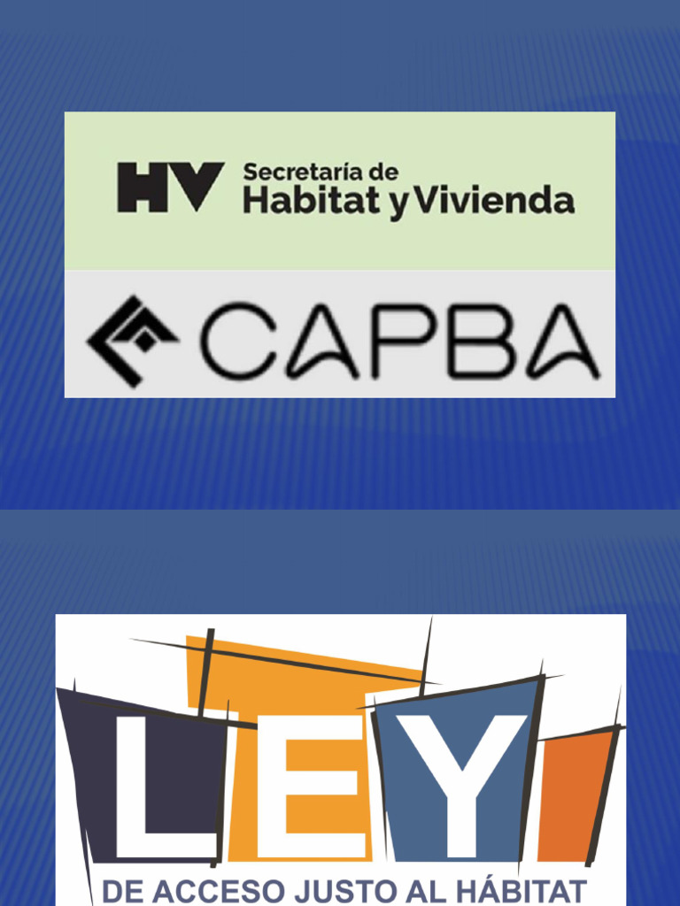 Ley De Acceso Justo Al Habitat Taller Capba Pdf