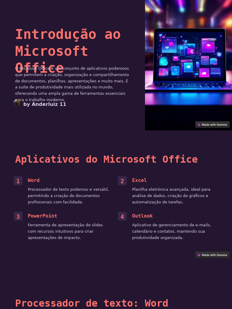 Introducao Ao Microsoft Office | PDF