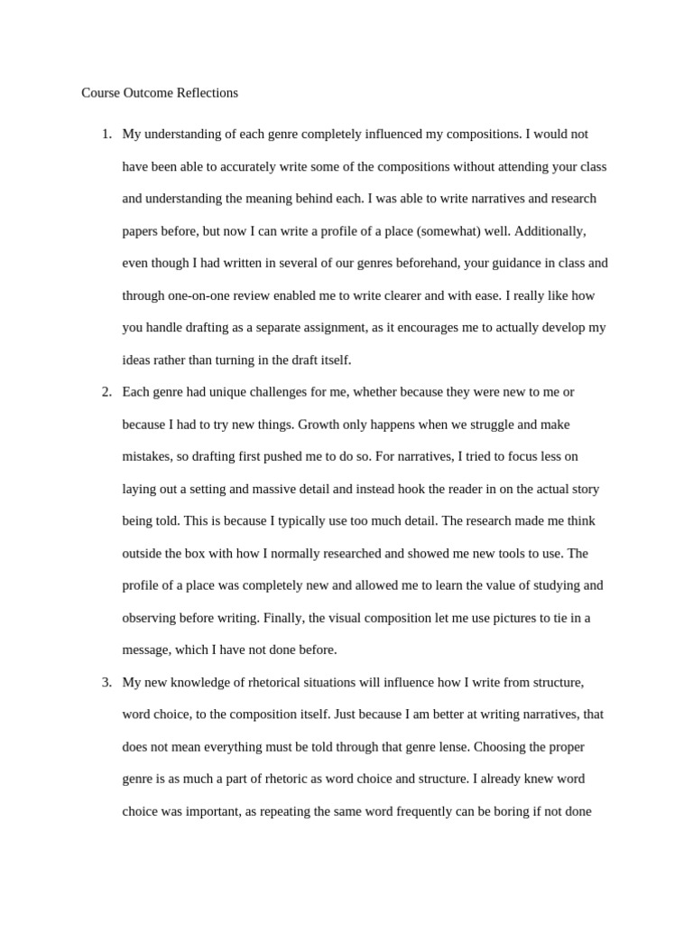 Course Outcome | PDF