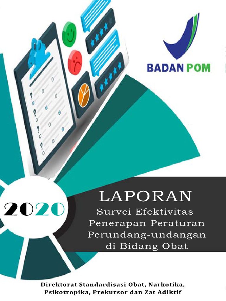 Laporan Akhir Survei Efektivitas Penerapan PerUU Di Bidang Obat Tahun ...