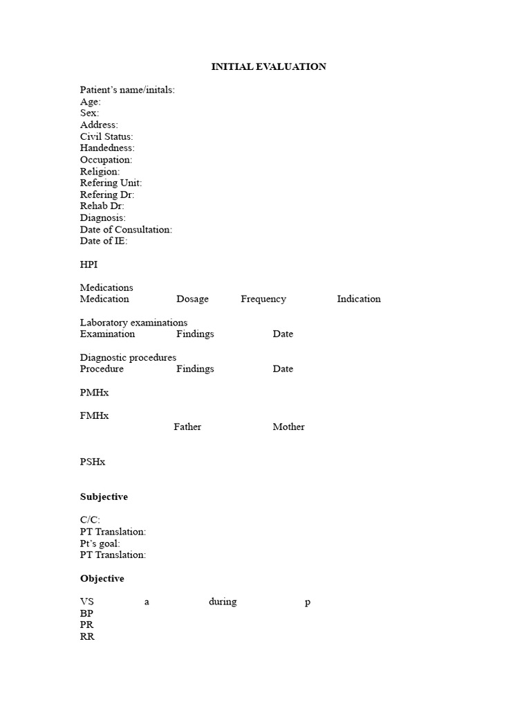 Sample IE Template | PDF