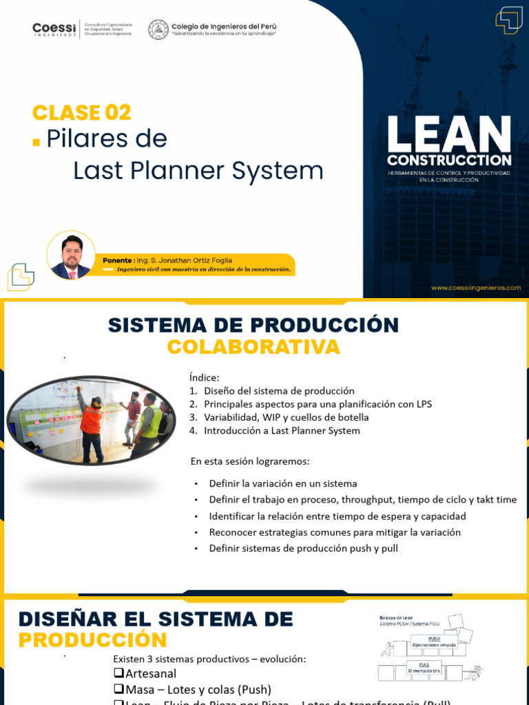 Sesión 02 - Lean Construction | PDF