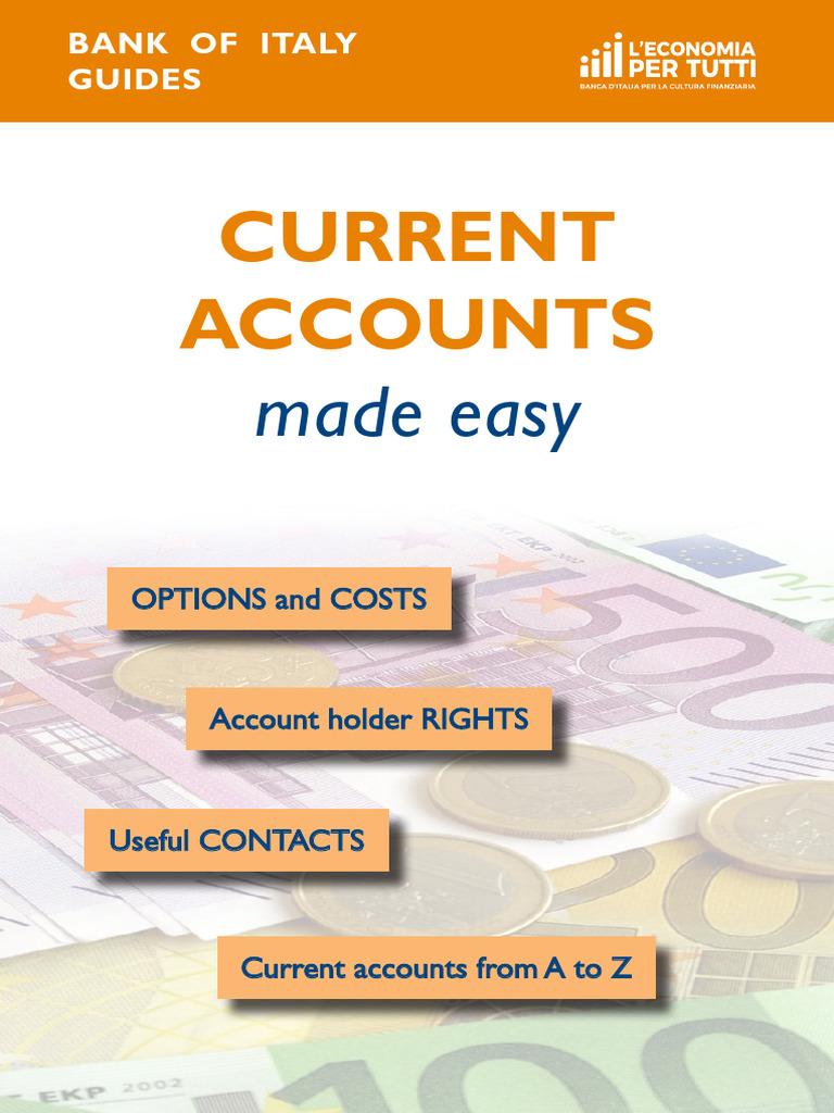 Bank of Italy Guides Current Accounts Made Easy | PDF