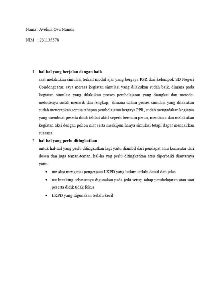 PPR - Topik 4 - Demonstrasi Kontekstual | PDF