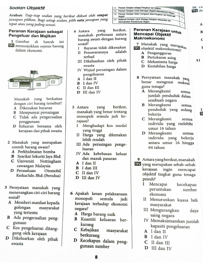 Bab 1 (latihan) F5 | PDF