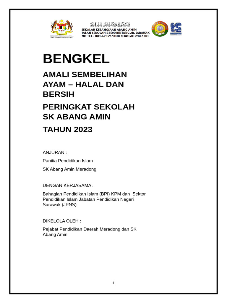 Bengkel Amali Sembelihan Ayam | PDF