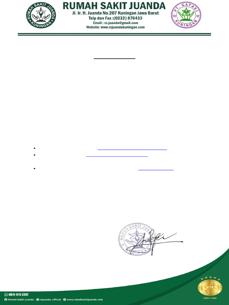 Surat Edaran Penggunaan Aplikasi Mobile JKN Untuk Seluruh Karyawan RS ...