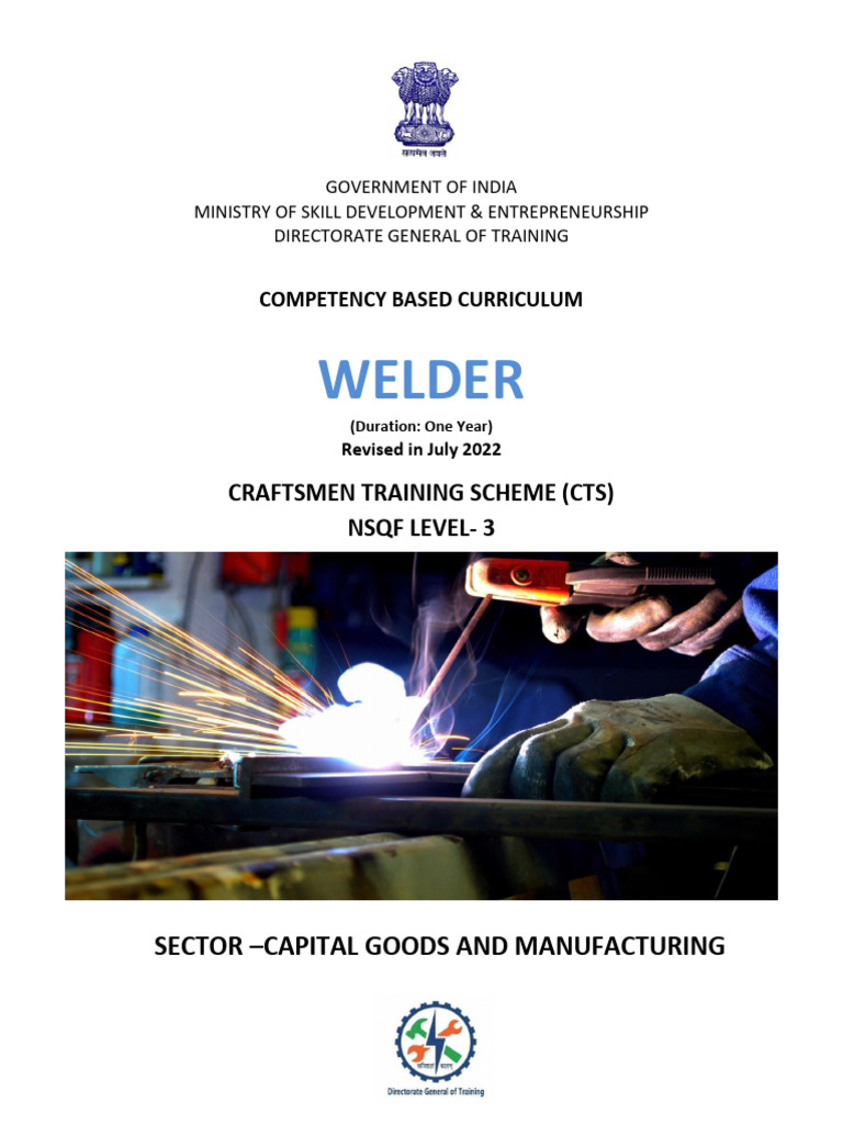 Welder CTS2.0 NSQF-3 | PDF