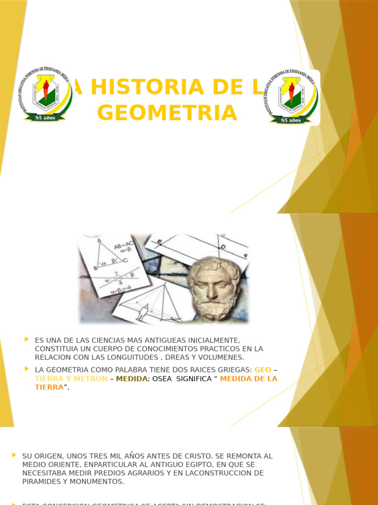 La Historia de La Geometria | PDF