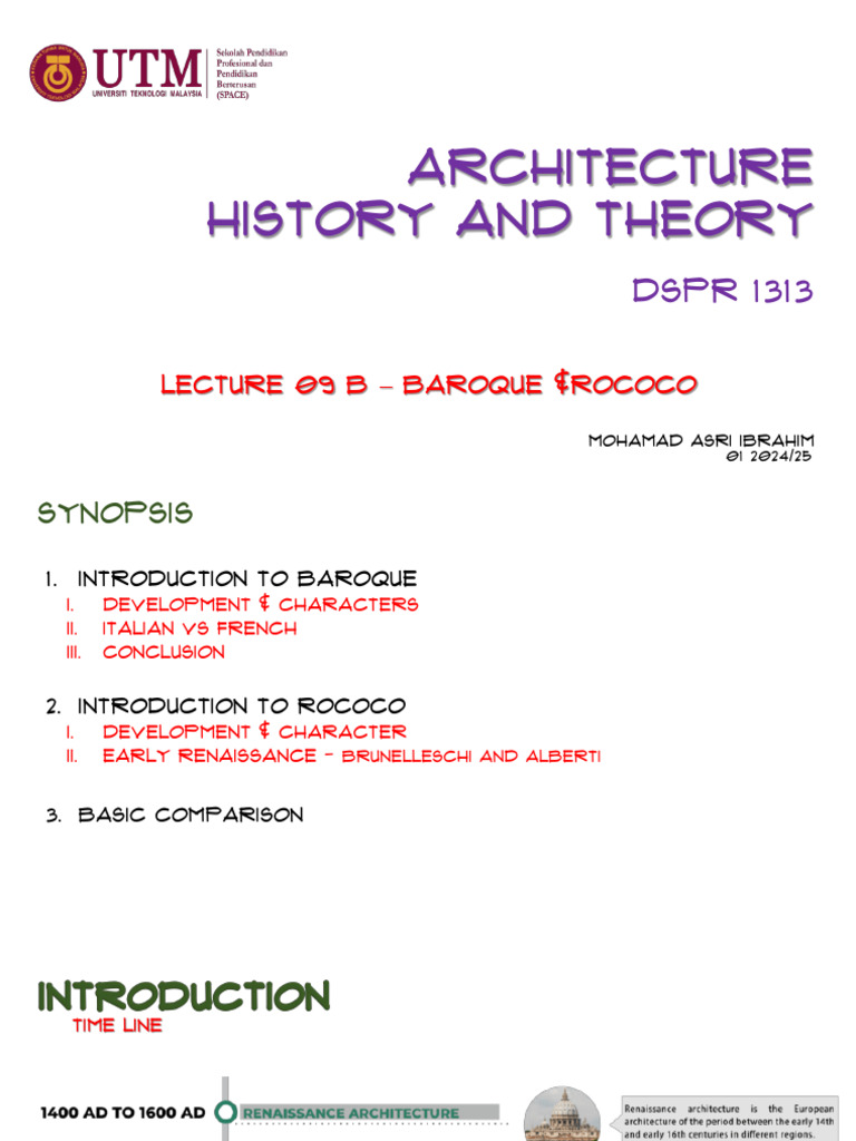 LECTURE 09 B - BAROQUE & ROCOCO | PDF