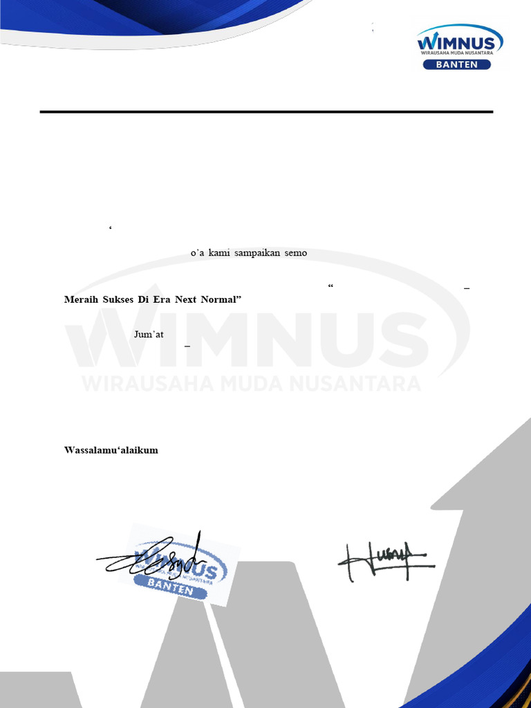 505.003.WMN - lbk.v.2024 - Surat Pemberitahuan Wali Kelas, Orangtua Siswa | PDF