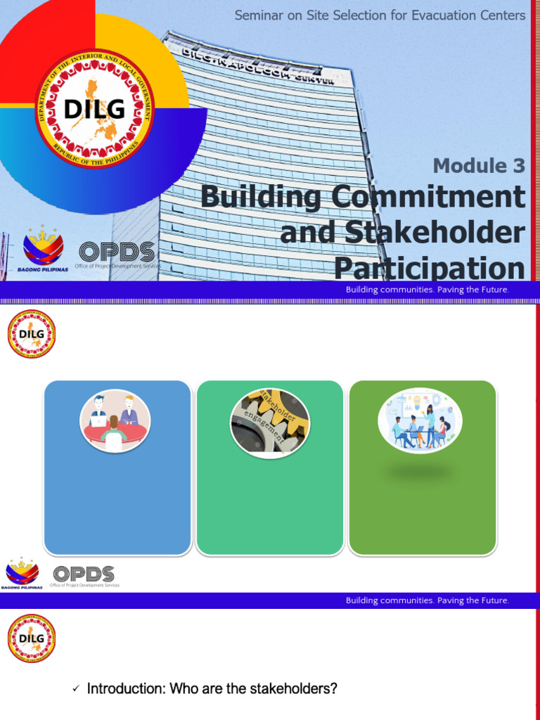 Module 4 - Building Commitment and Stakeholder Participation | PDF