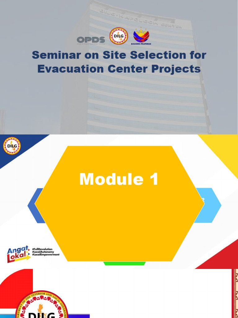 Module 1 Overview of Evacuation Center JMFelicano FINAL - BC | PDF