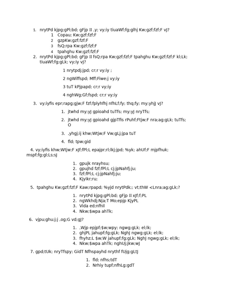FA Exam | PDF