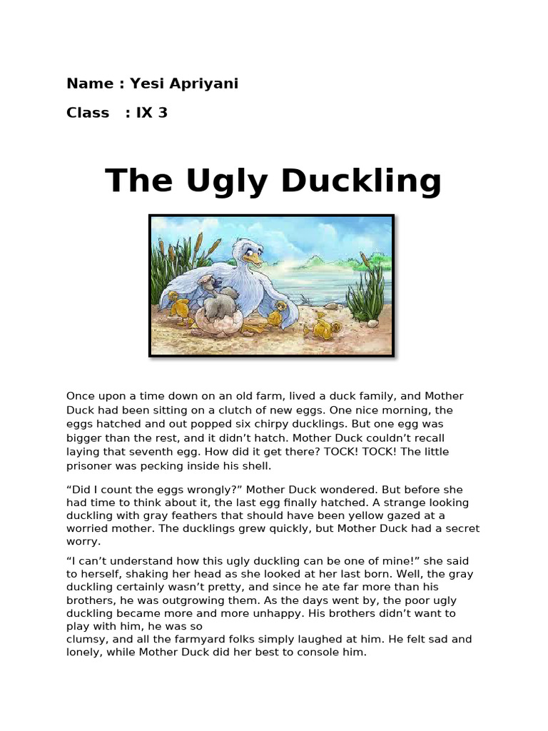 The Ugly Duckling | PDF