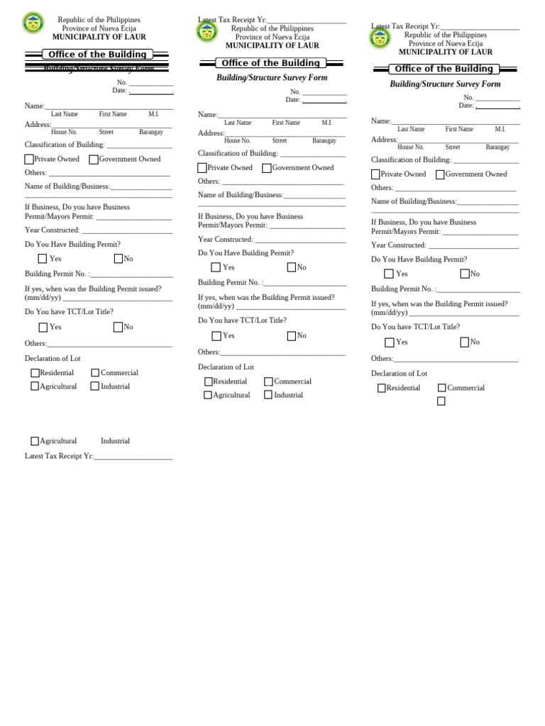 Building Permit Form | PDF