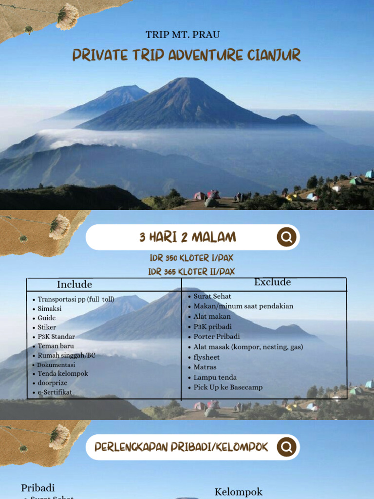 Mt. Prau | PDF