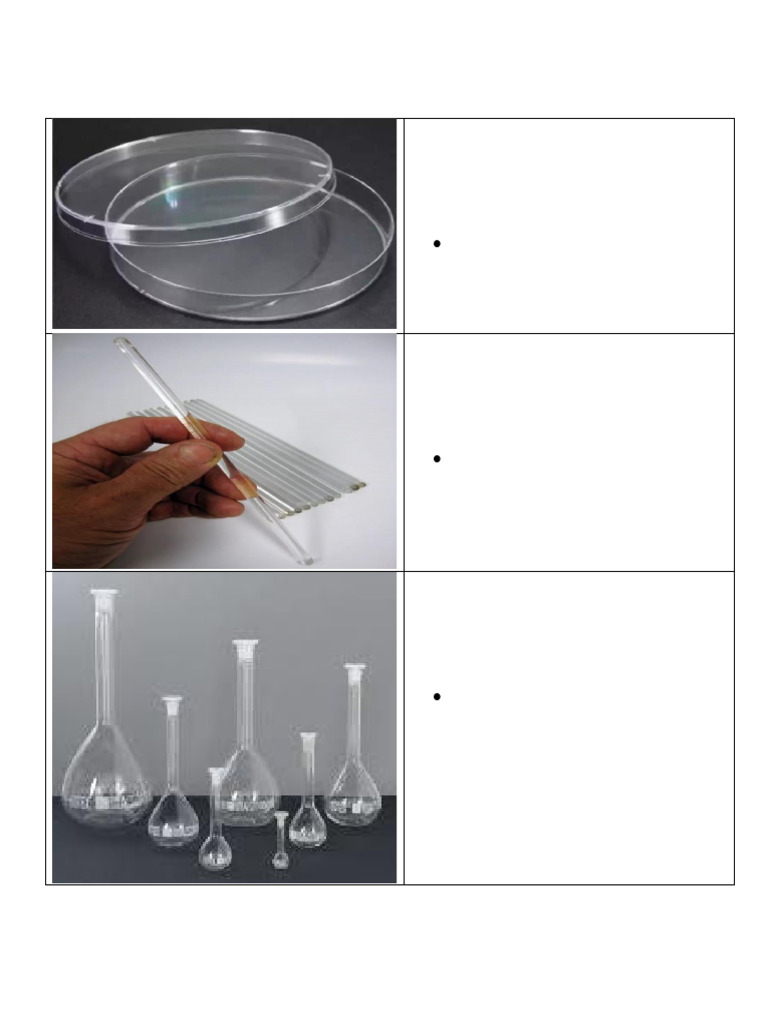 Common Laboratory Apparatuses Handouts 1 | PDF