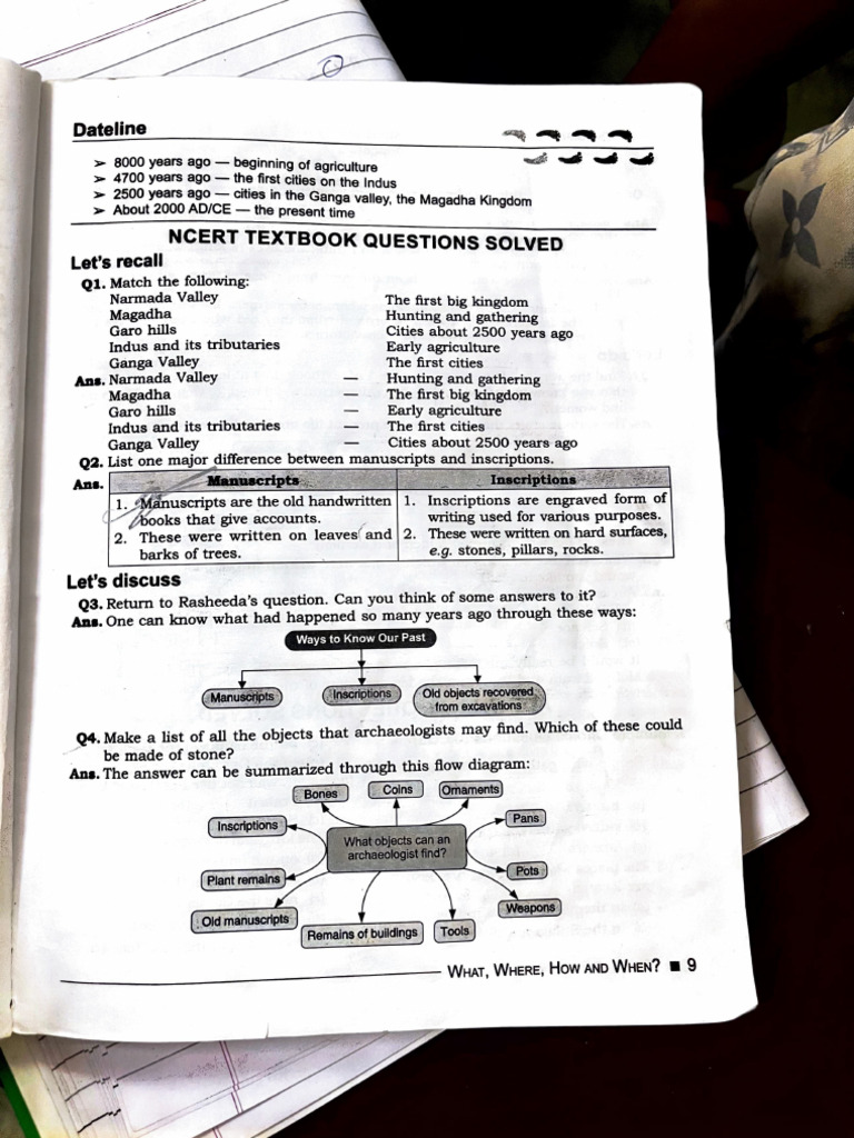 What, Where, How and When (Class 6th) | PDF