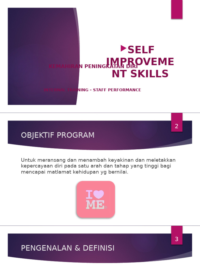 Self Improvement Skill | PDF | Social Psychology | Psychology