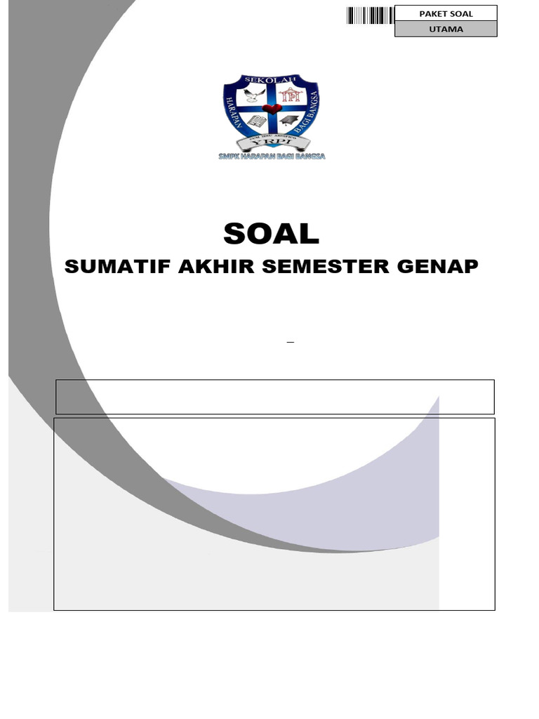 Soal Sas Genap (Ukk) MTK Viii 2023 2024 | PDF