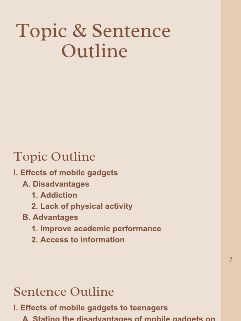 Topic & Sentence Outline - 20240904 - 114332 - 0000 | PDF